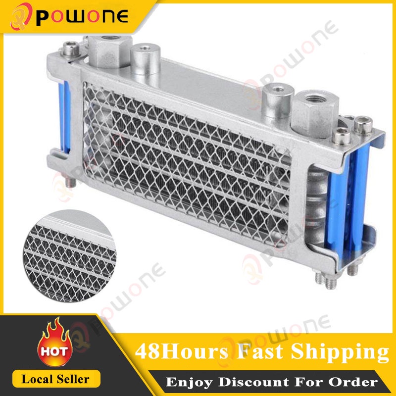 Universal Cooling Radiator Motorcycle Engine Oil Cooler for Motorbike ...