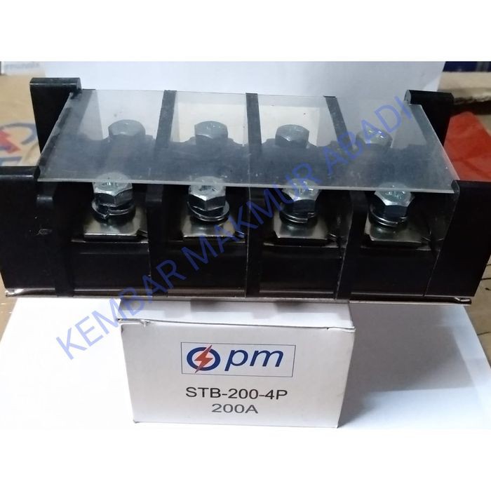 Terminal Block 200A 4pole/STB200-4P PM Brand/200Ampere 4pole Insulator ...