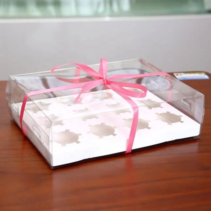 12 Holes 3 oz Cupcakes Clear Box | Shopee Philippines