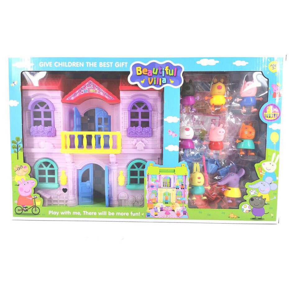 KING TOYS Beautiful Villa House Toys Toy house doll house High Quality ...