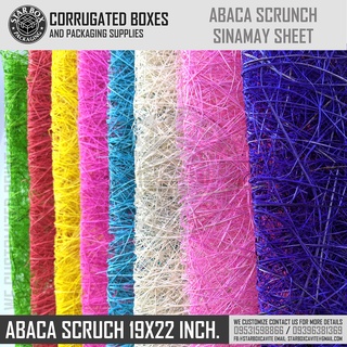 Starbox Abaca Scrunch Mat Sinamay Fabric Sheet Wrapper Gift Packaging ...