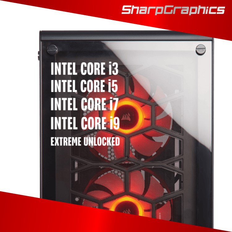 INTEL CORE i3 i5 i7 i9 EXTREME UNLOCKED PC Processor Tower CPU Computer ...