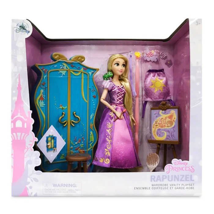 Rapunzel Classic Doll Wardrobe Vanity Play Set | Shopee Philippines
