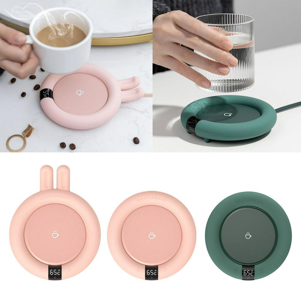 Cup Warmer Heat Beverage Mug Mat Keep Drink Warm Heater Heating Coaster ...