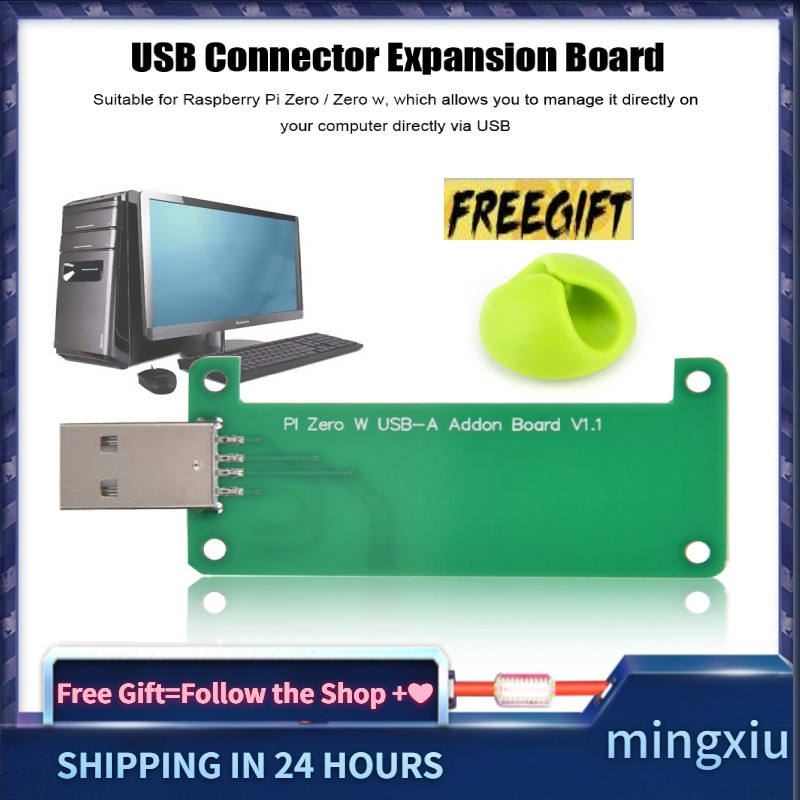 Mingxiu For Raspberry Pi Zero 1.3/Zero W USB Adapter Board Connector ...