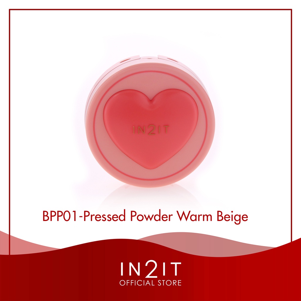 IN2IT Blur & Matte Pressed Powder Make-up SPF20 PA+++ with Mirror 01 ...