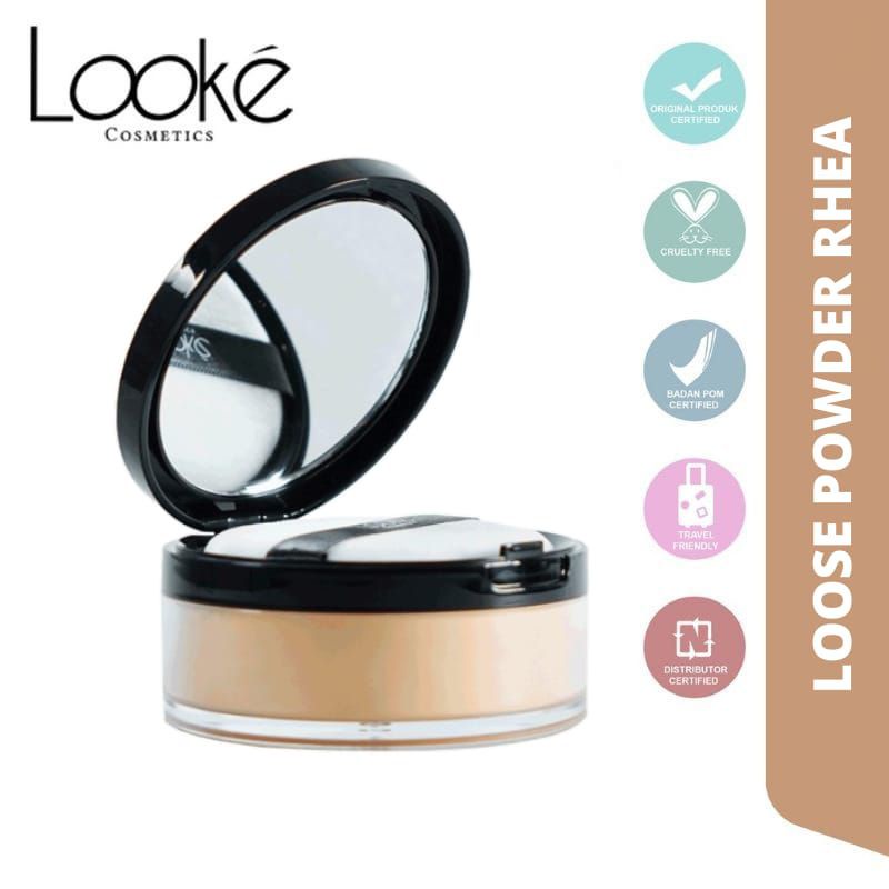 Looke Holy Smooth & Blur Loose Powder RHEA | Shopee Philippines