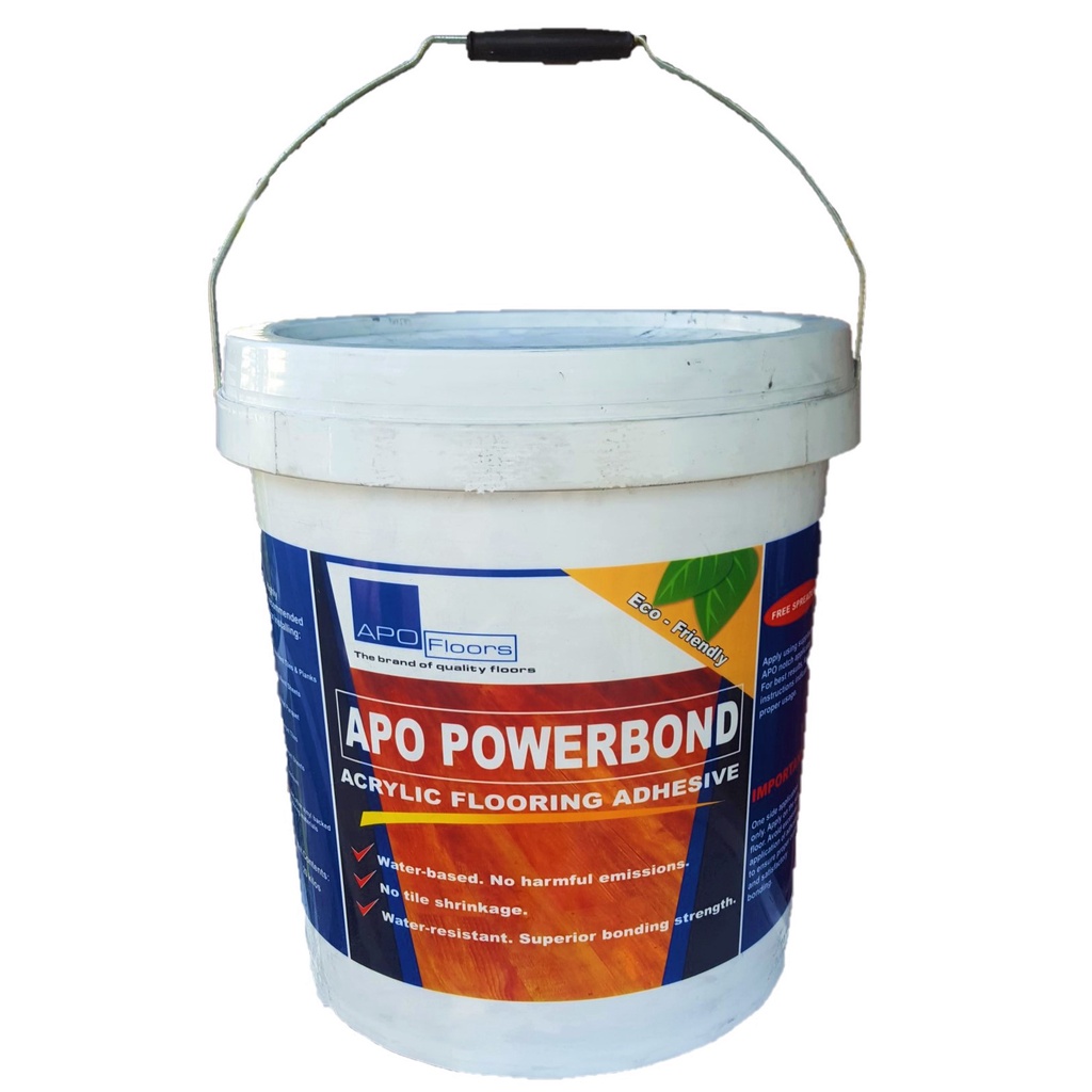 Apo Powerbond Acrylic Flooring Adhesive For Vinyl Tiles 20kg With Free ...