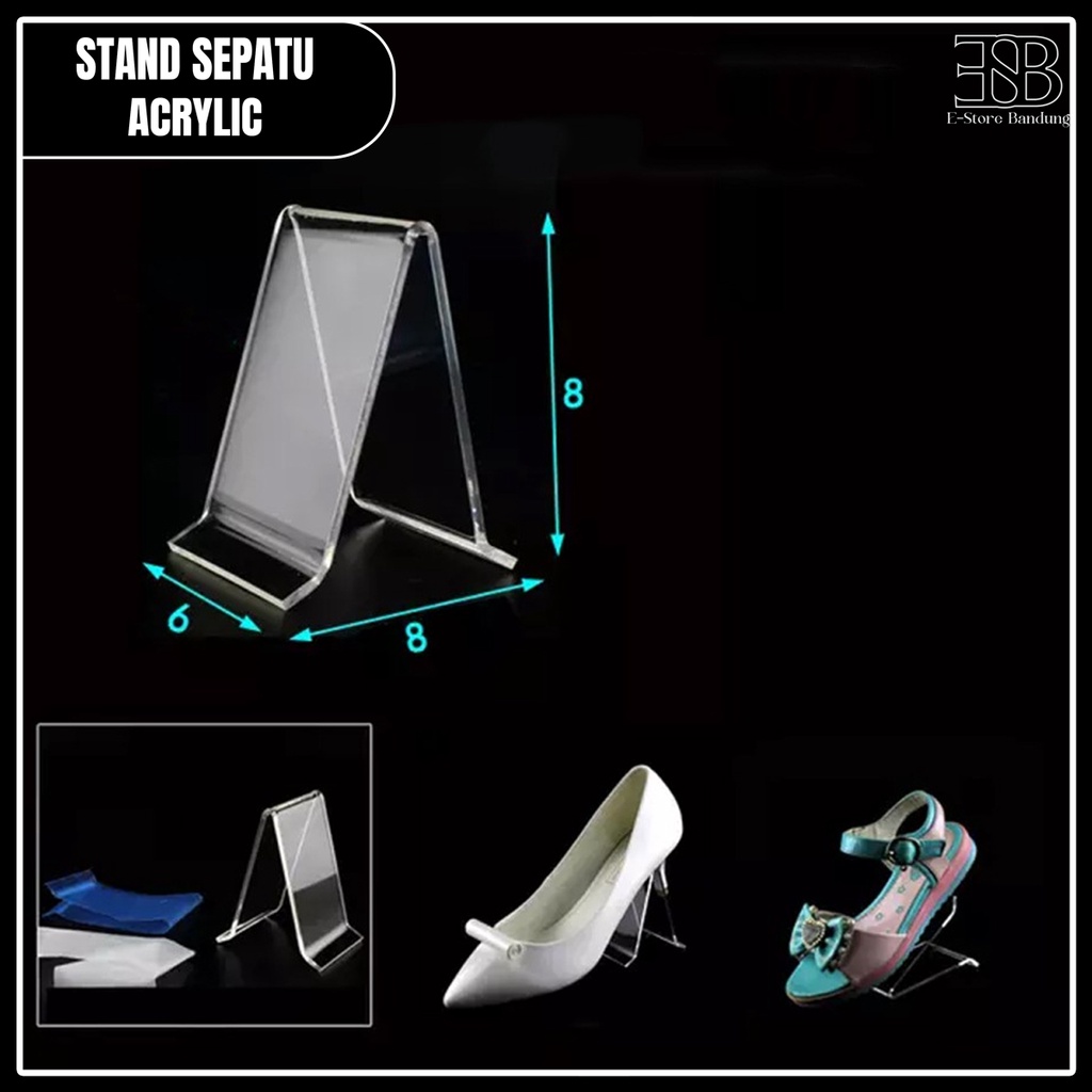 Mica Shoe Stand Display Holder / Acrylic Shoe / Acrylic Sandal Display ...