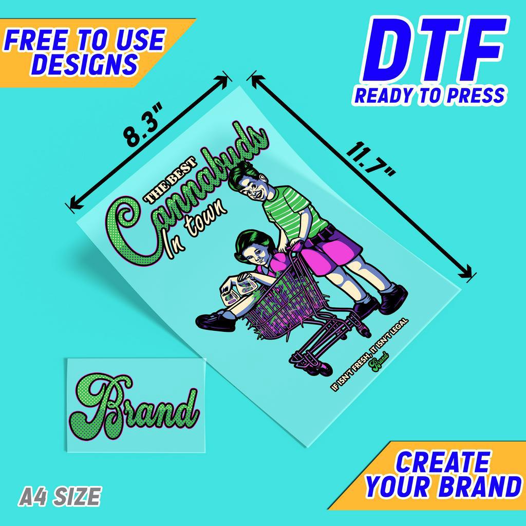 CANNABUDS Ready To Press Design Free Brand Design & Personalization for ...