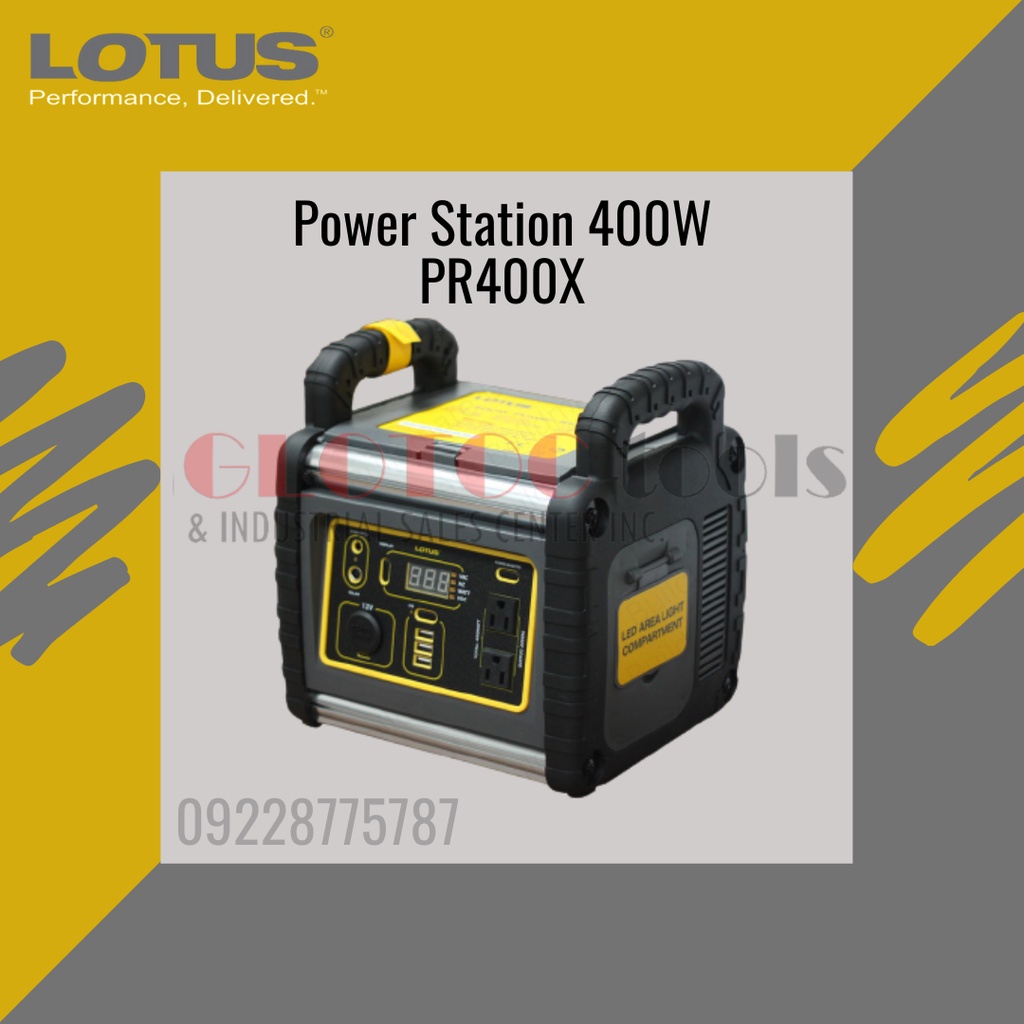 LOTUS POWER STATION 400W (PR400X) | Shopee Philippines