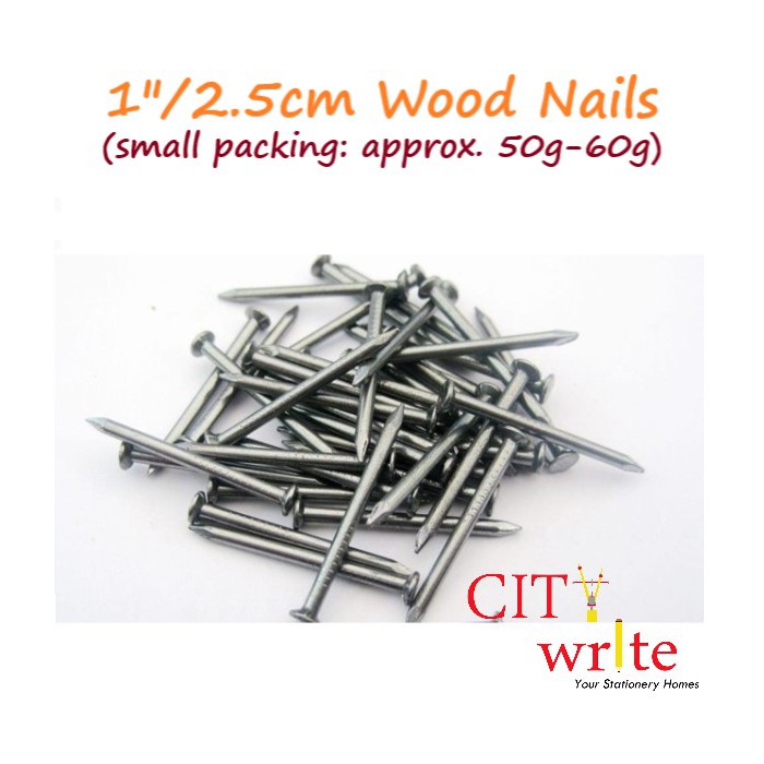 Small Packing Wood Nails (50g-60g/pack) | Shopee Philippines