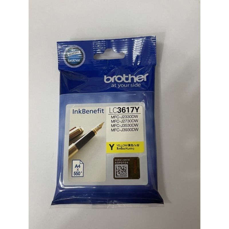 LC3617 ORIGINAL BROTHER INK CARTRIDGE (CYAN MAGENTA YELLOW) | Shopee ...