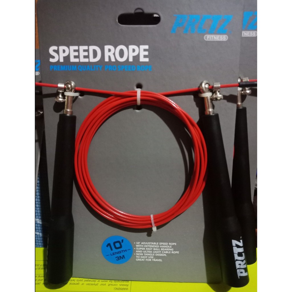 PRCTZ Cable Speed Jump Rope pf2340 | Shopee Philippines