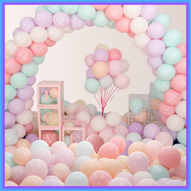 6inch PASTEL MACAROON BALLOON LIGHT COLOR FOR BIRTHDAY PARTY OR ANY ...