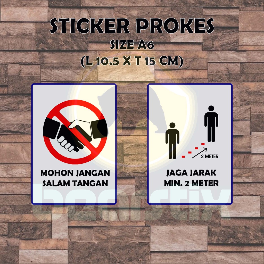 Don't Experience Health Prokes Stickers - No Greetings Hands Stickers ...