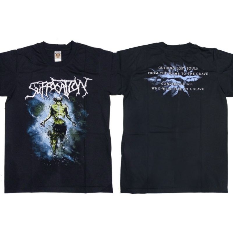 Suffocation 3 band t-shirt / deathmetal / oldschool deathmetal | Shopee ...