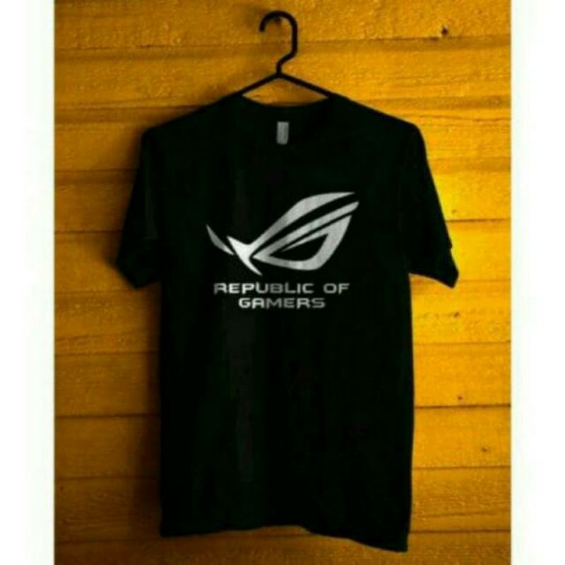 ROG REPUBLIC OF GAMERS T-shirts l gamers T-shirts | Shopee Philippines