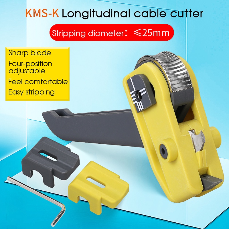 Optical Cable Sheath Slitter KMS-K Cable Longitudinal Cable Cutter ...