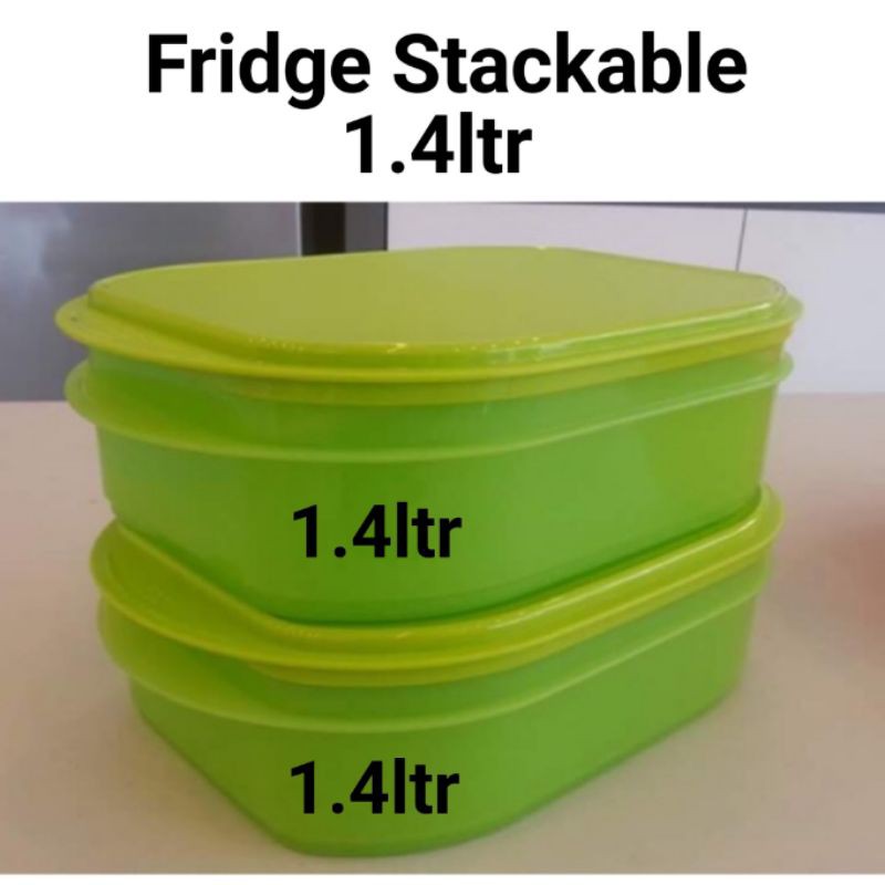 Tupperware Fridge Stackable Set (2) | Shopee Philippines