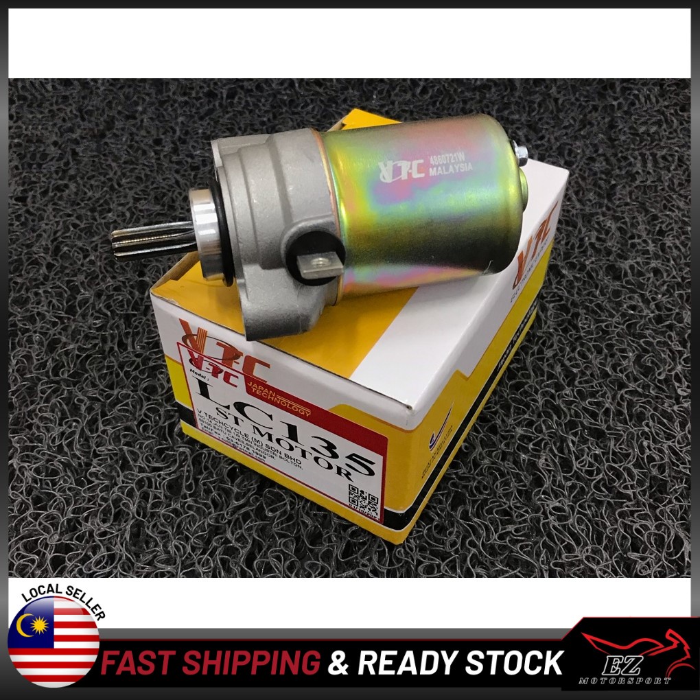 VTC V-TC YAMAHA 135LC LC135 LC 135 V1 V2 V3 V4 V5 V6 V7 LC135 4S 4SPEED STARTER MOTOR | Shopee ...