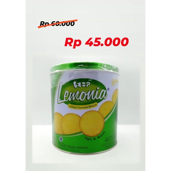 Nissin Lemonia 650gr-Missin Lemonia Canned-Canned Biscuits-Delicious ...