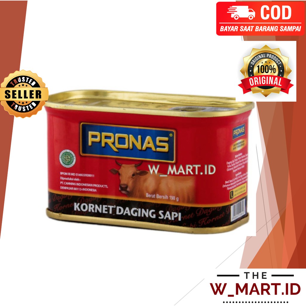 PRONAS KORNET SAPI CORNED BEEF 198 GR | Shopee Philippines