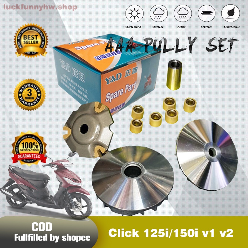 Pulley Set for Honda Click 125i/150i v1 v2 pully High Quality | Shopee ...