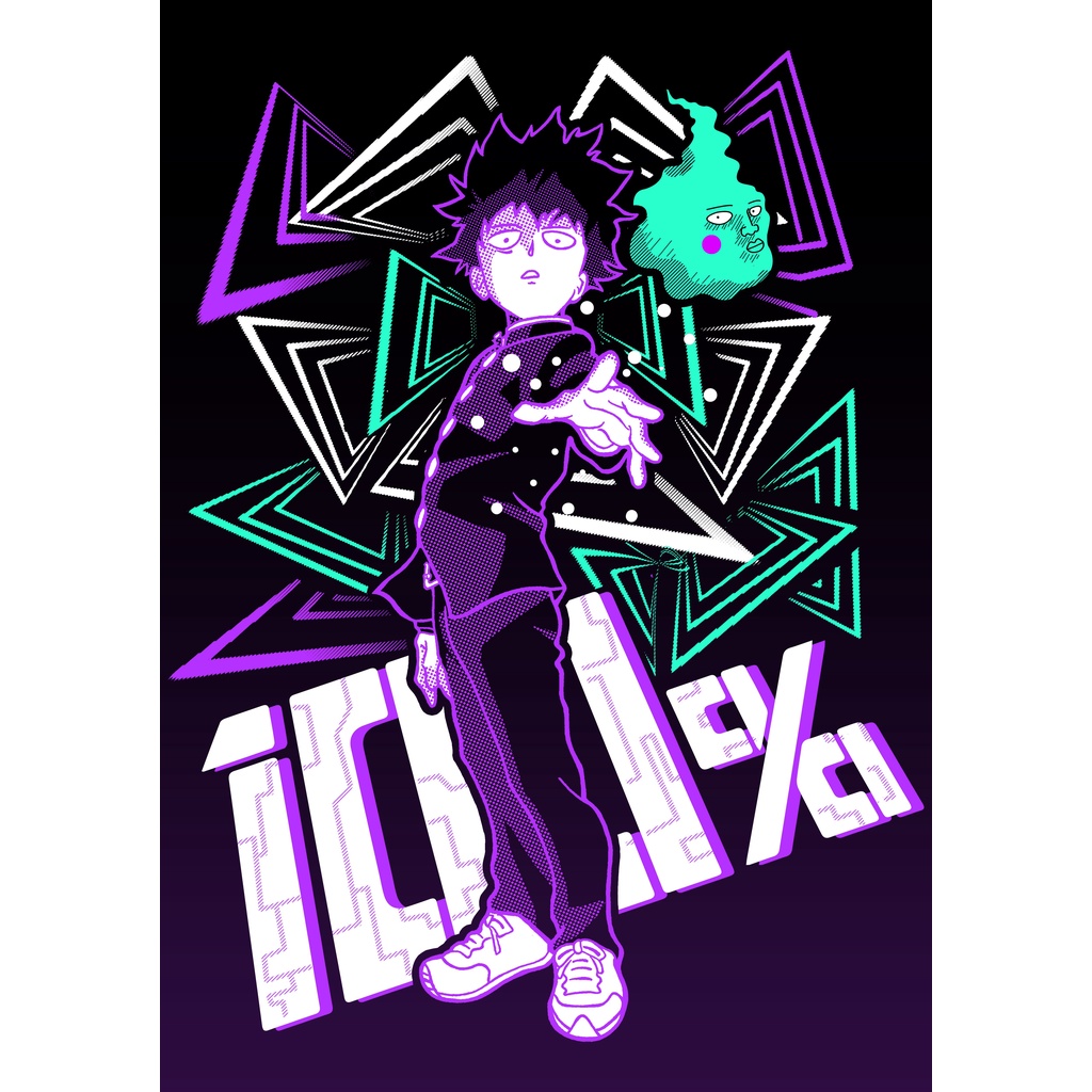 Mob Psycho : Official Anime Poster / Sticker / Laminated Posters ...