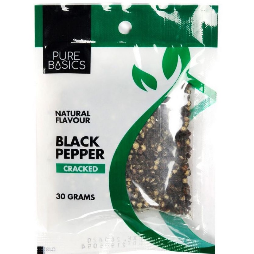 Pure Basics Black Pepper Cracked 30g | Shopee Philippines