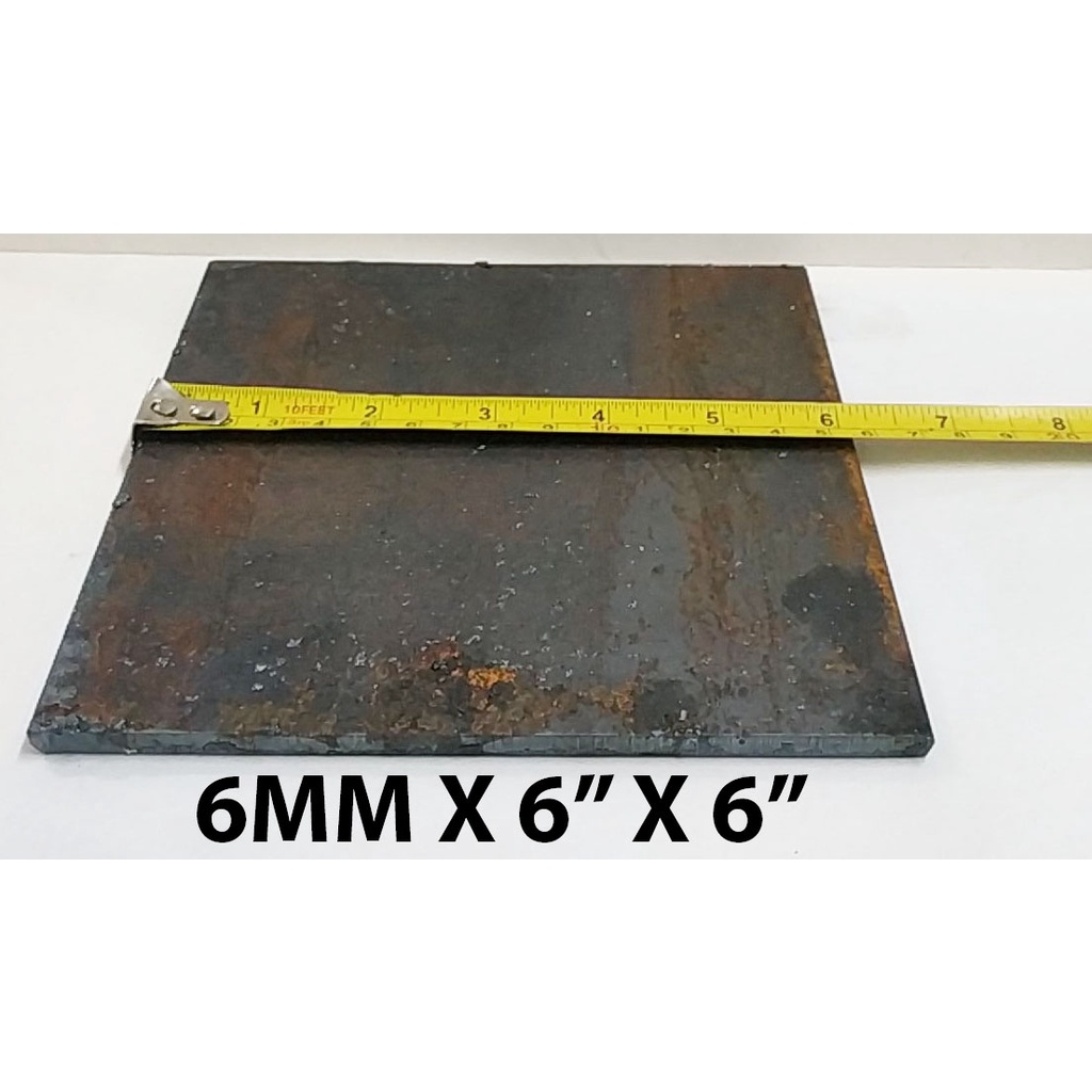 MS BASE PLATE 6MM X 6" X 6" MILD STEEL ...