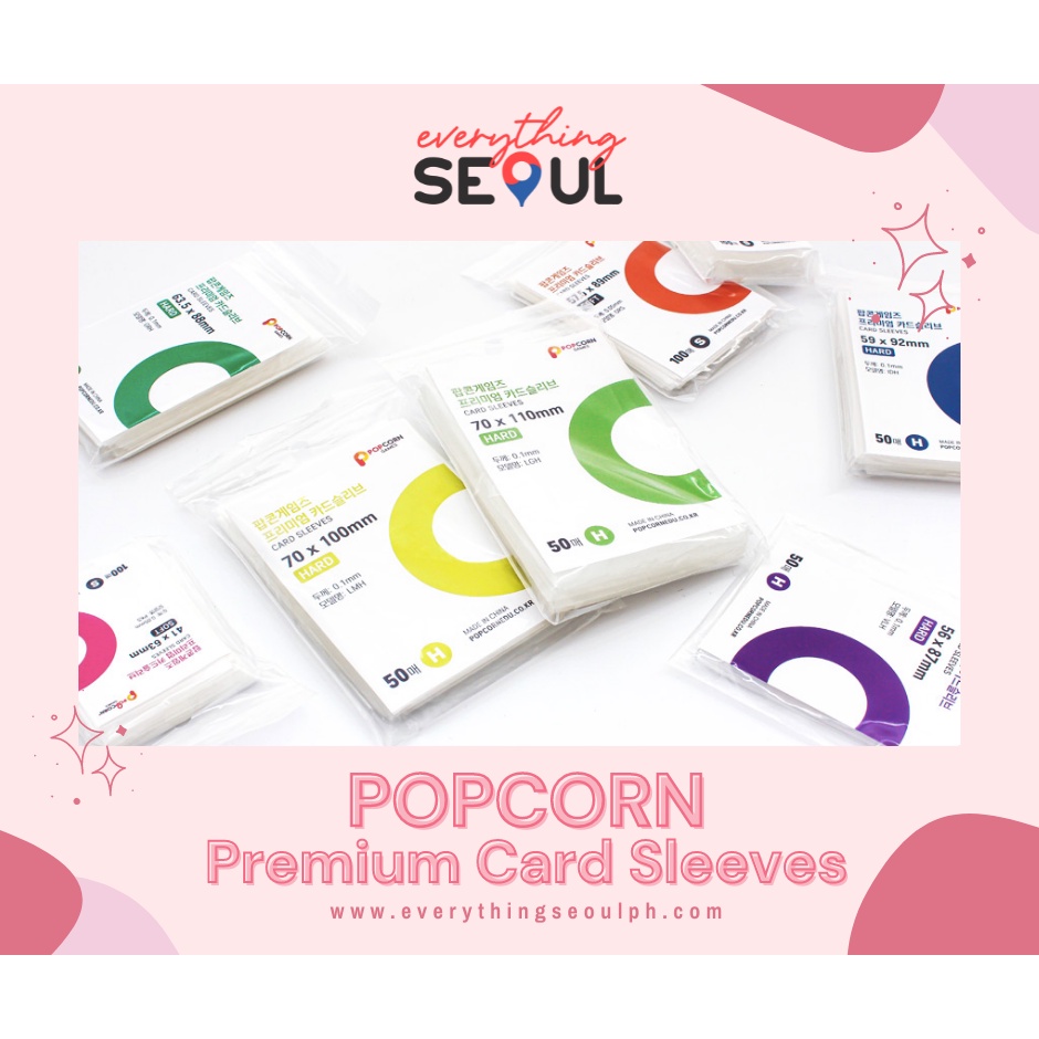 Popcorn Games Card Sleeves (Hard) | Shopee Philippines