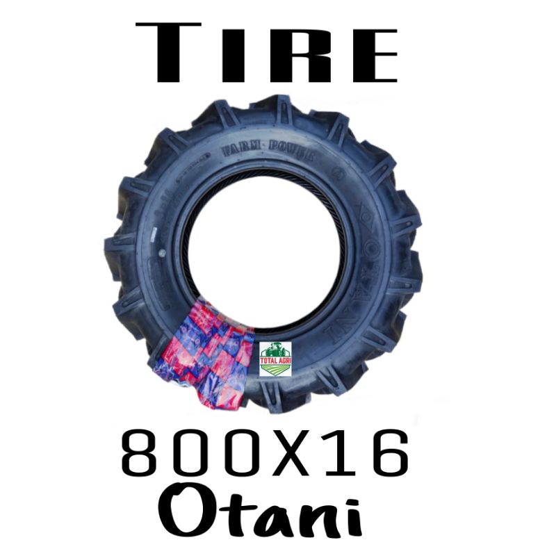 L3608 L4018 Kubota Tractor Tire 800x16 8x16 Otani Brand (Front) | Shopee Philippines