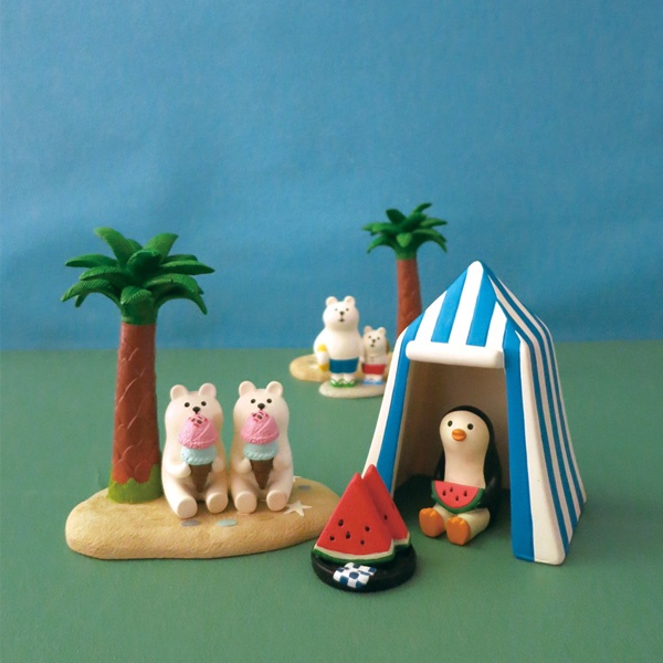 [Melody Forest] Summer Vacation Scene Japanese Style Miscellaneous Goods zakka decole Small ...