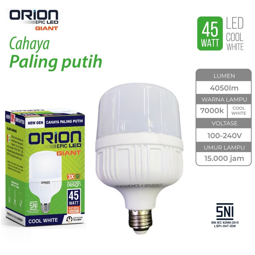 Orion E27 EPIC LED GIANT Light Bulb | Shopee Philippines