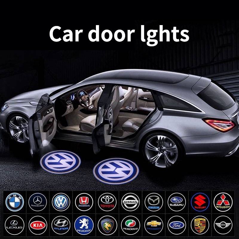 1 Pcs Car Door Light Car LED Projector Door Shadow Light Welcome Light ...
