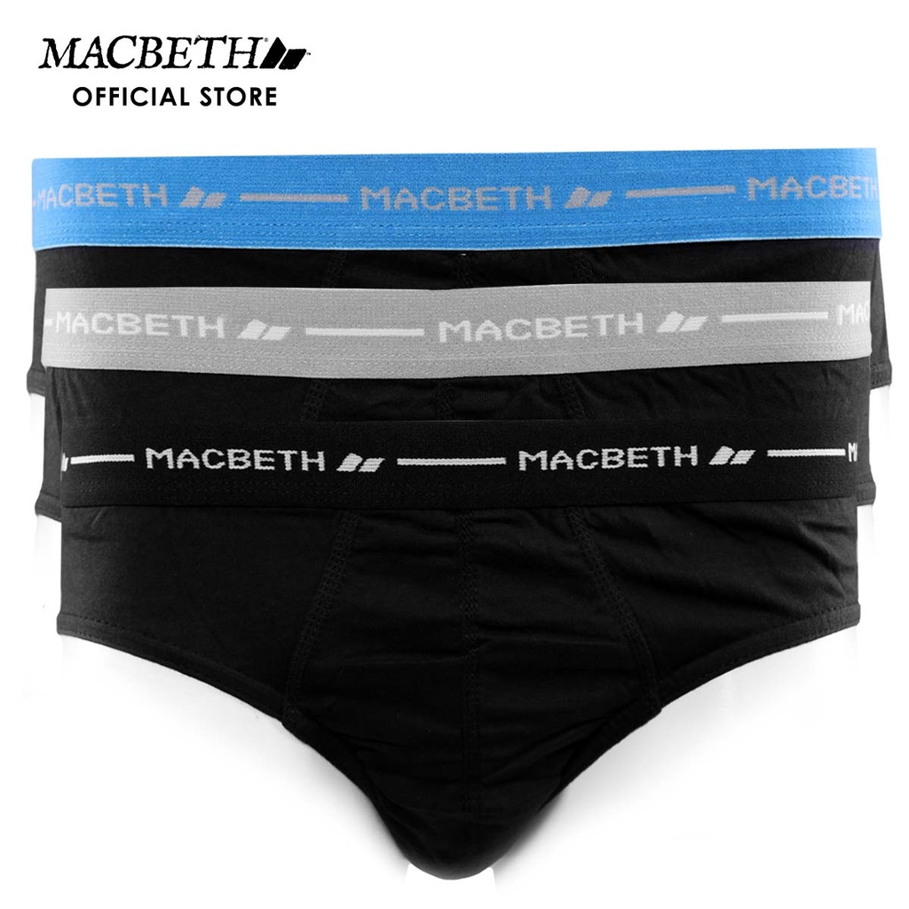 Macbeth Men's Underwear - Hipster Brief 3 in 1 Pack ( M00P ) | Shopee ...