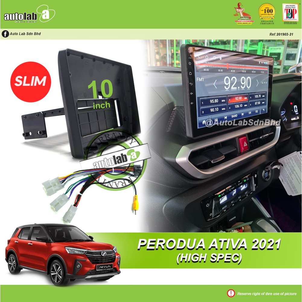 Perodua ativa android player casing 10 inch | Shopee Philippines