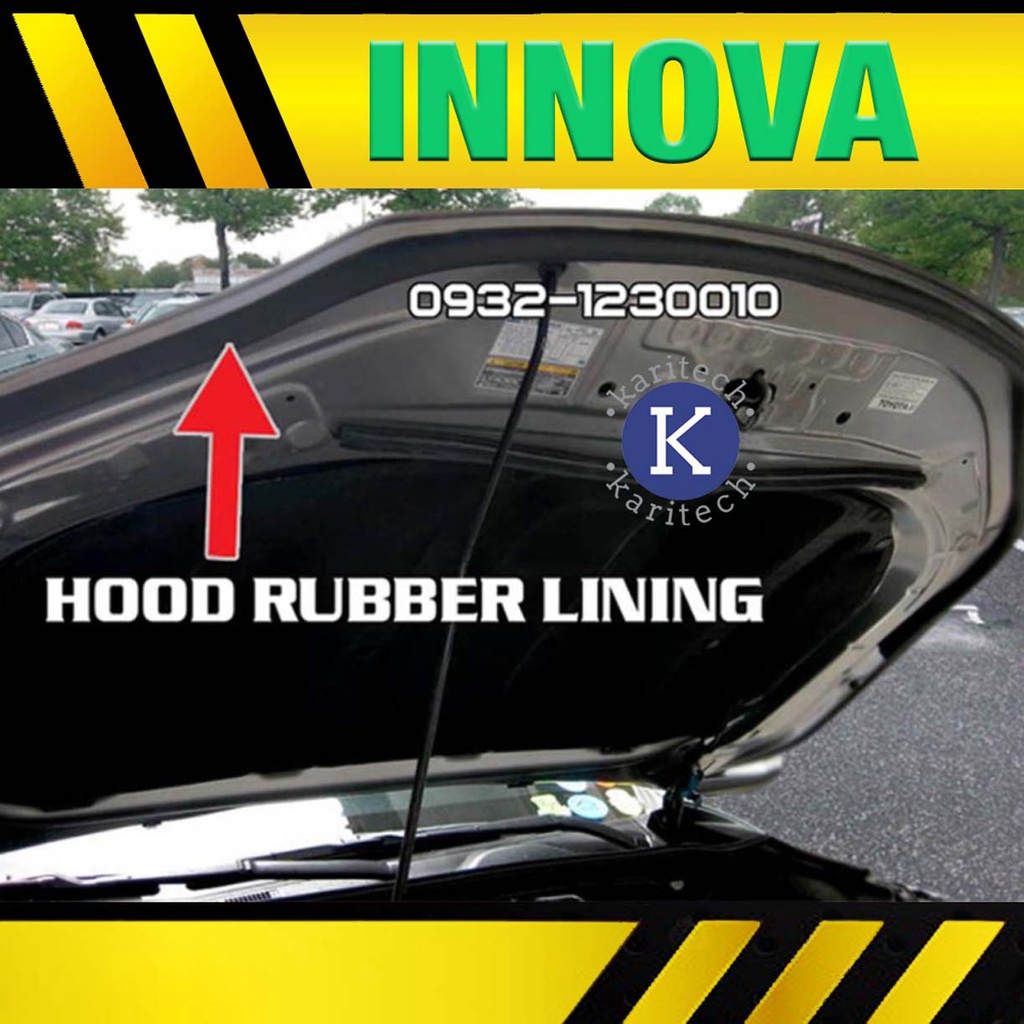 Toyota Innova 2016 to 2021 Hood Rubbber Lining | Shopee Philippines