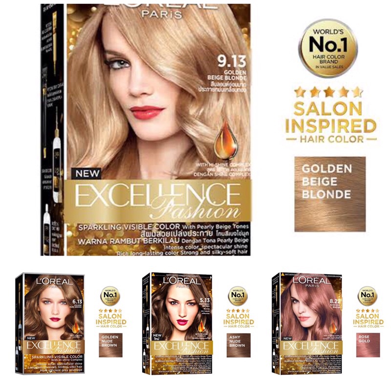 Excellence Fashion Sparkling Visible Hair Color | Shopee Philippines