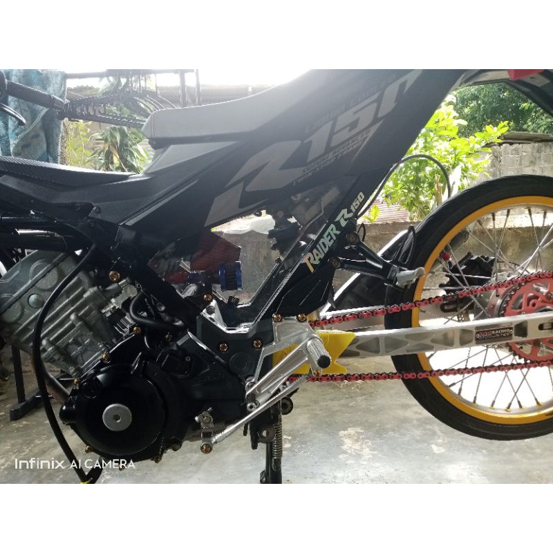 Raider 150 Fi/Carb acrylic air box cover PAIR!!! with "BRACKET" free ...