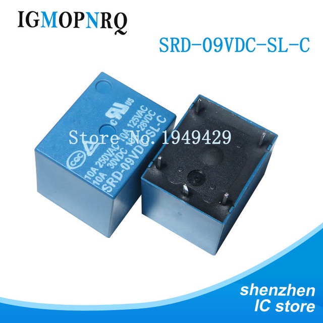 5PCS Relays SRD-03VDC-SL-C SRD-05VDC-SL-C SRD-06VDC-SL-C SRD-09VDC-SL-C ...