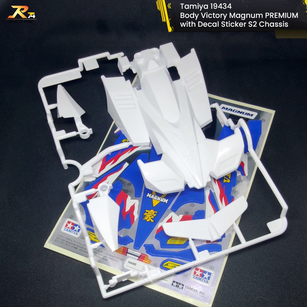 Tamiya 19434 Body Victory Magnum PREMIUM With Decal Sticker S2 Chassis ...