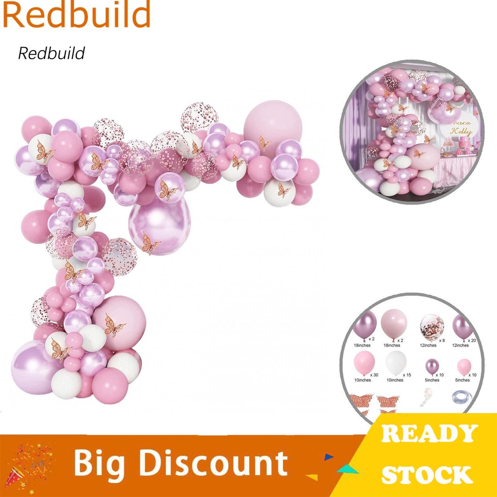 Redbuild Anti-deformed Balloon Garland Set Romantic Ambience Balloon ...