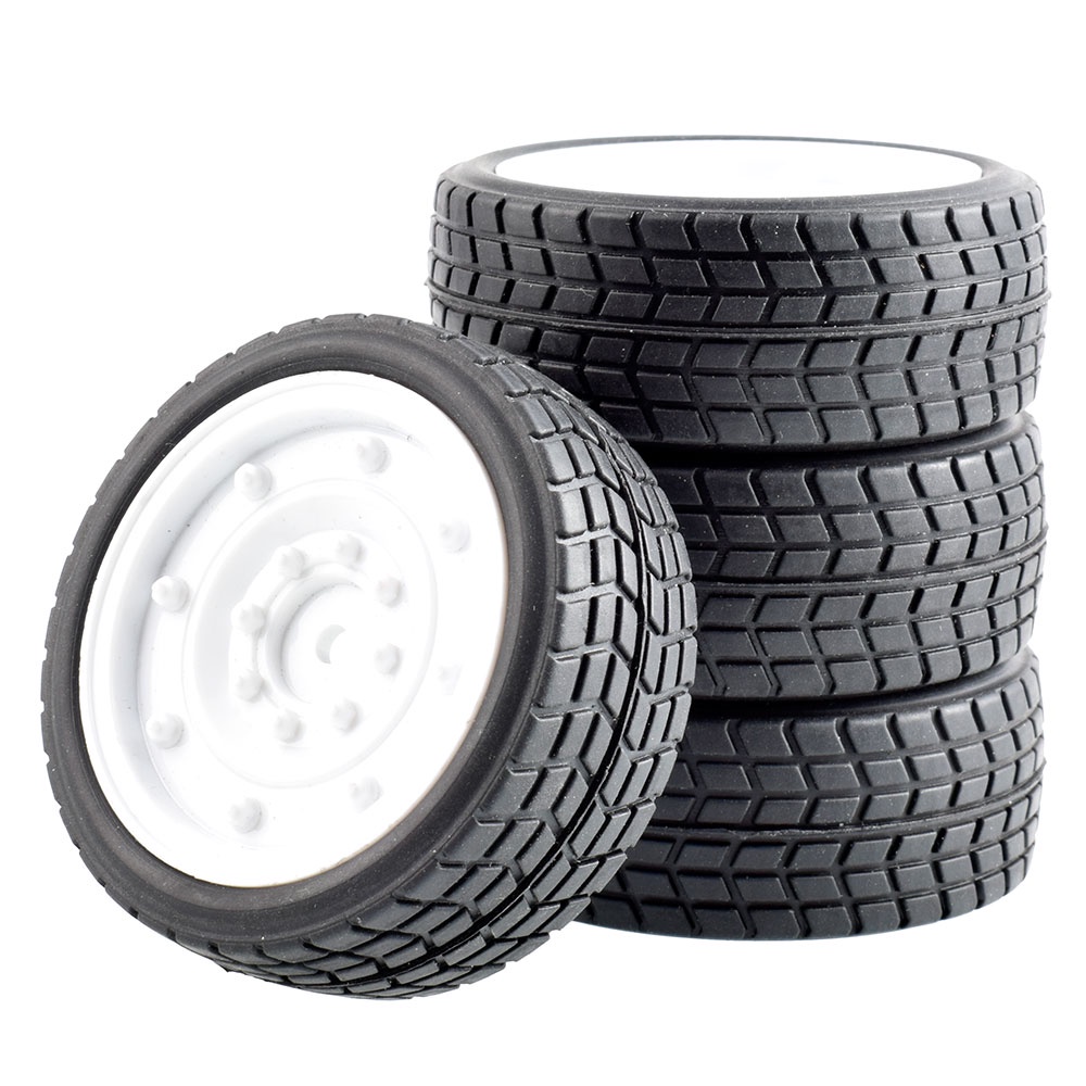 RC Rim56-8005 Radial Tires Compound & Wheel 4Pcs For HSP 1/10 1:10 ...