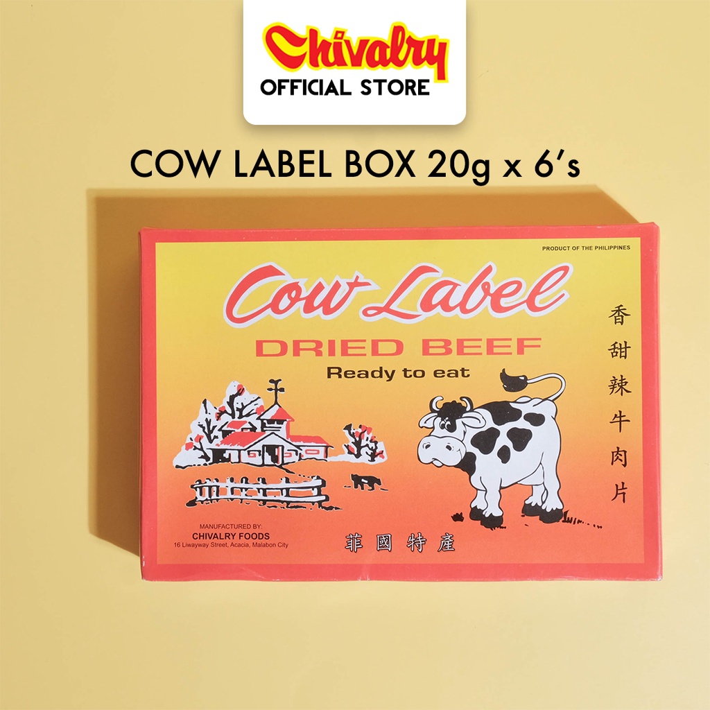 Cow Label Preserved Beef Box 20g x 6's | Shopee Philippines
