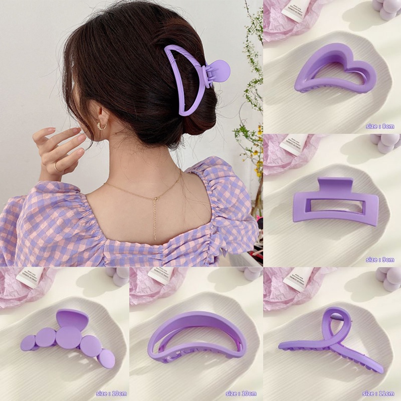 Korean Style Purple Hairpin Large Acrylic Hairpin Fashion Hair ...