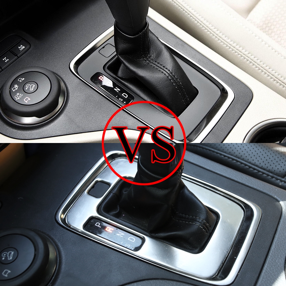 Stainless Steel Car Inner Gear Panel Sticker for Ford Everest Ranger T7 ...