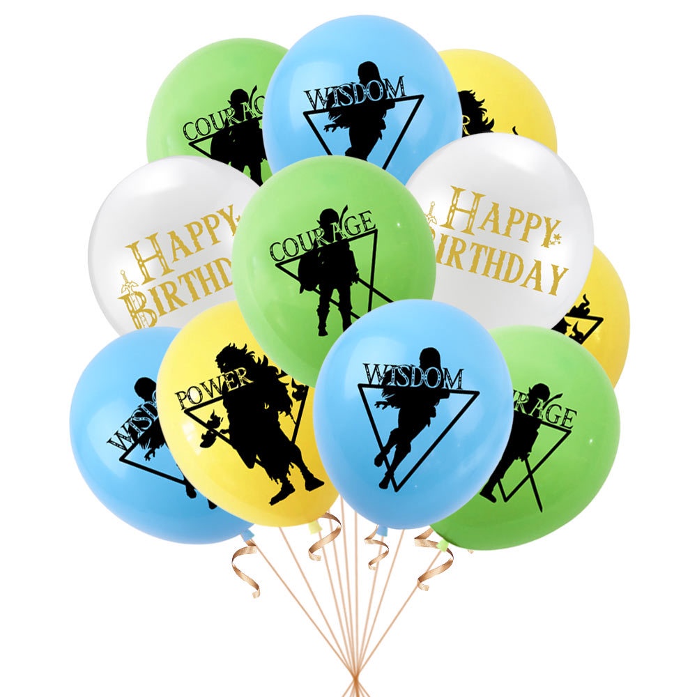 Legend of Zelda Birthday Party Decorations Happy Birthday Banner ...