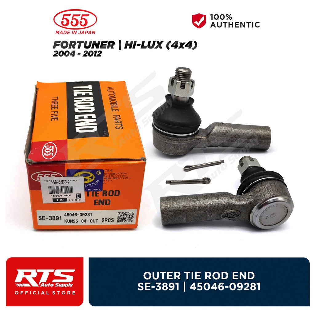 555 Se-3891 Outer Tie Rod End For Toyota Fortuner / Hilux 4x4 2005 ...